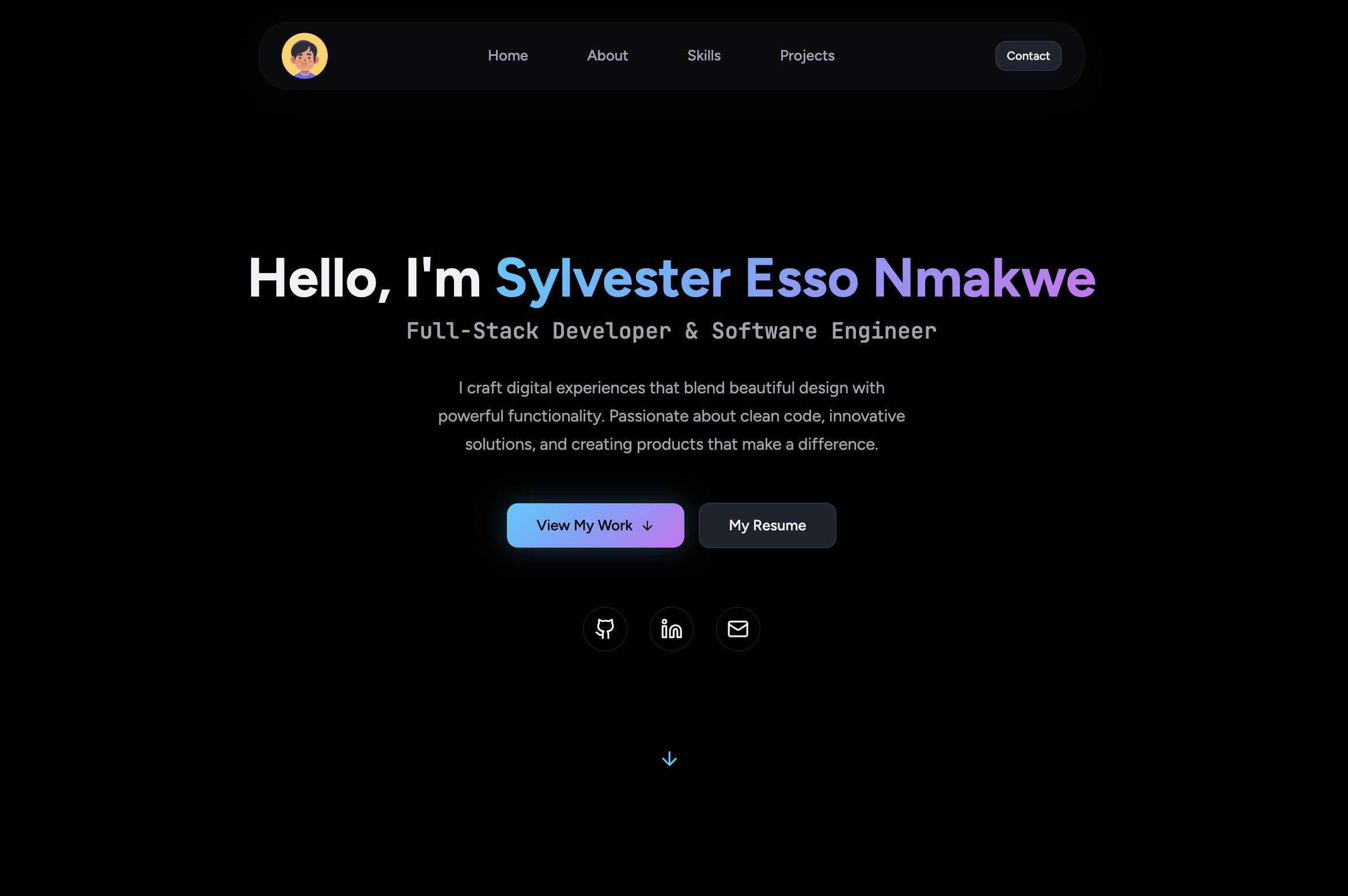 Sylvester Esso Nmakwe - Full-Stack Developer & Software Engineer crafting digital experiences ...